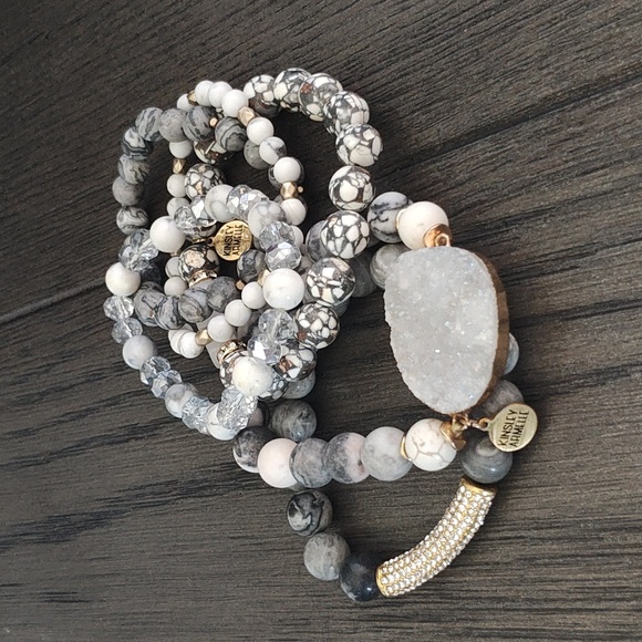 Kinsley Armelle | Jewelry | Kinsley Armelle Bracelet Stack | Poshmark